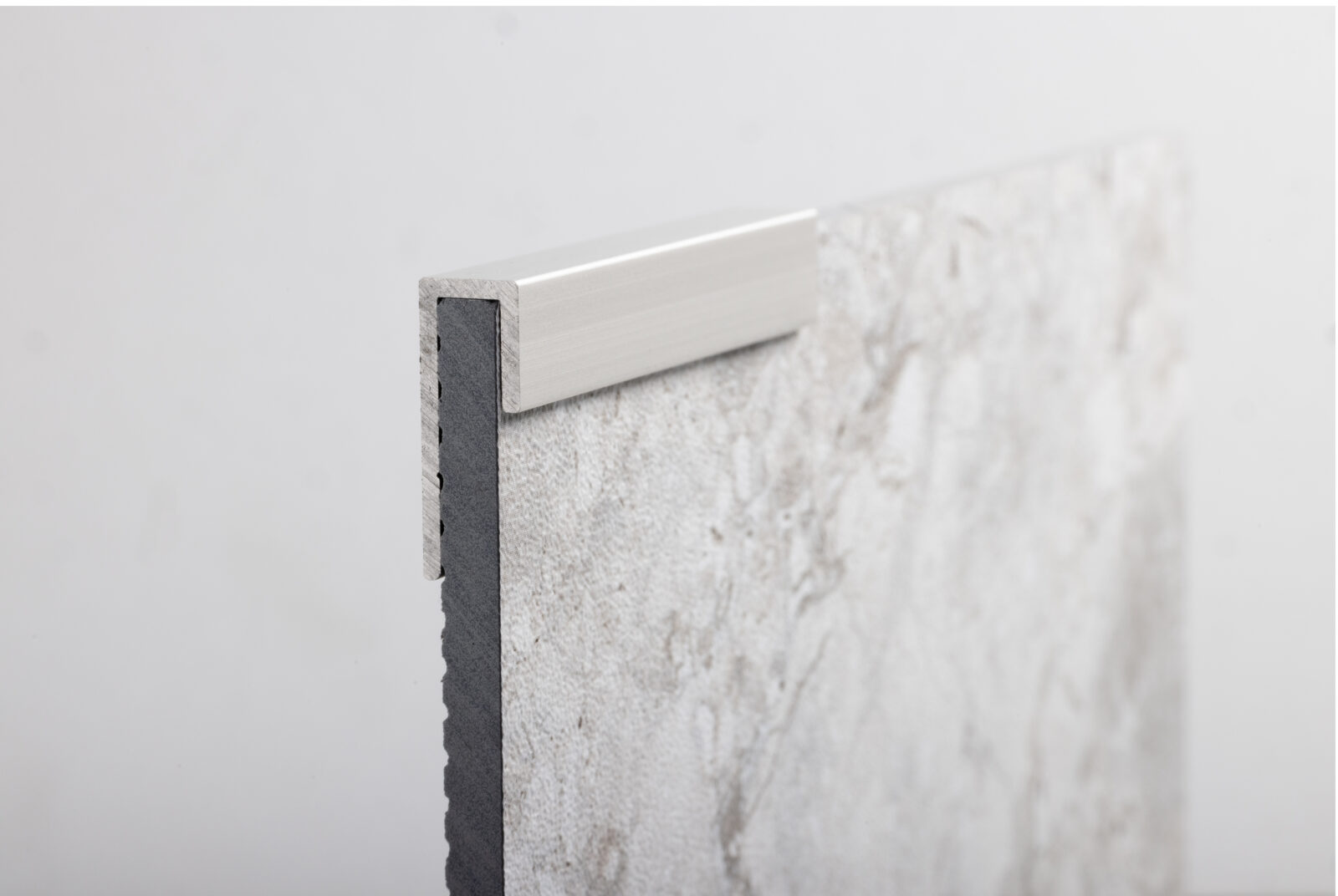 Aluminium Abschlussleiste eloxiert